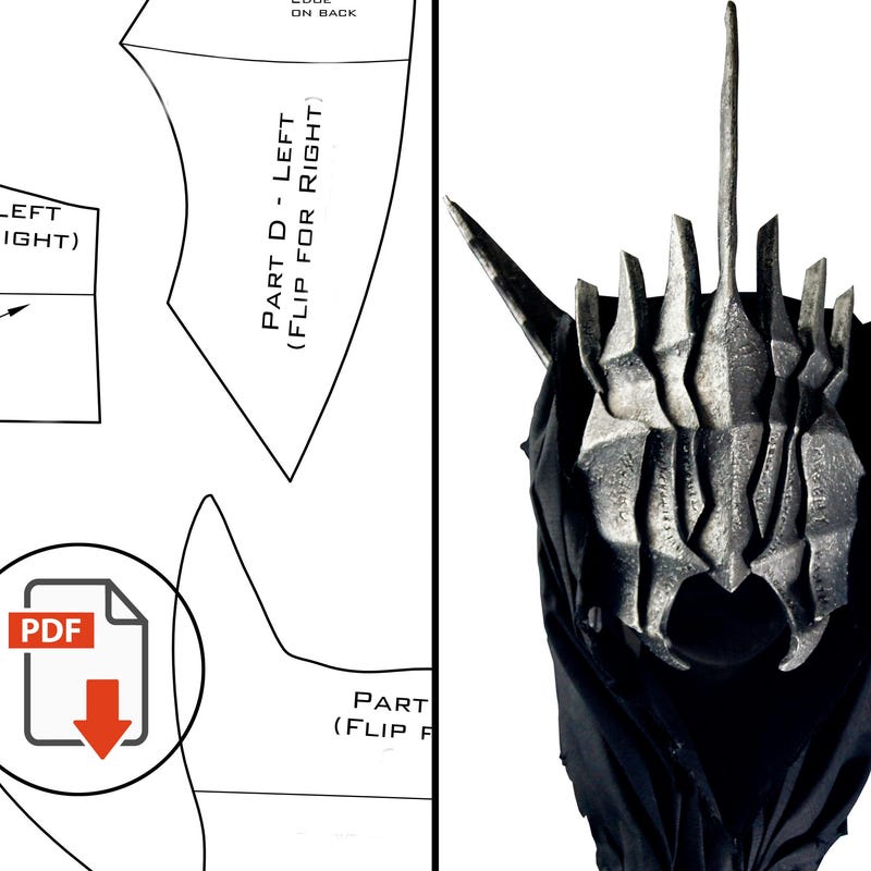 Sauron Helmet - Etsy UK