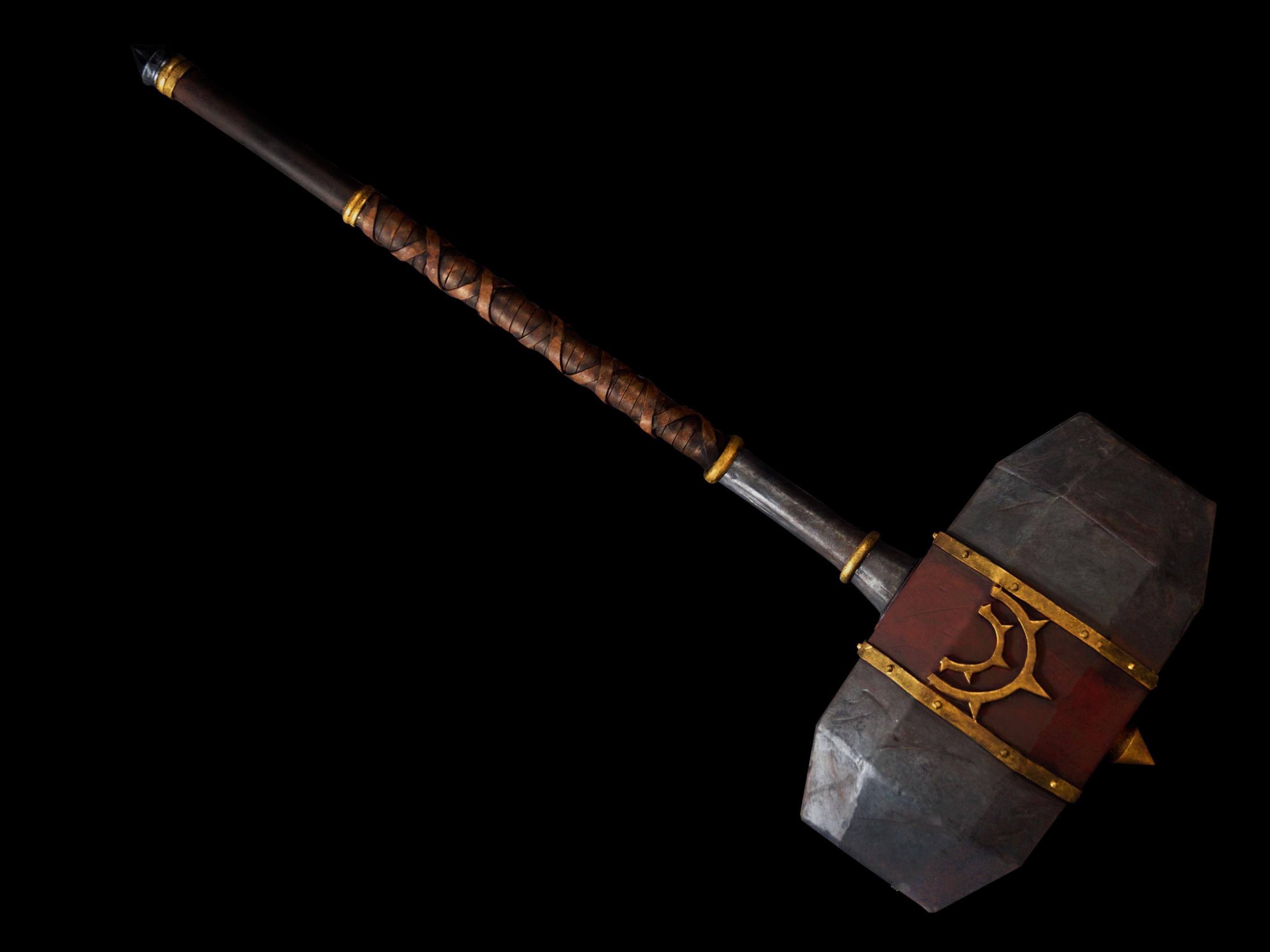 Helm Hammerhand War Hammer Template | EVA Foam, LOTR Cosplay (PDF ...
