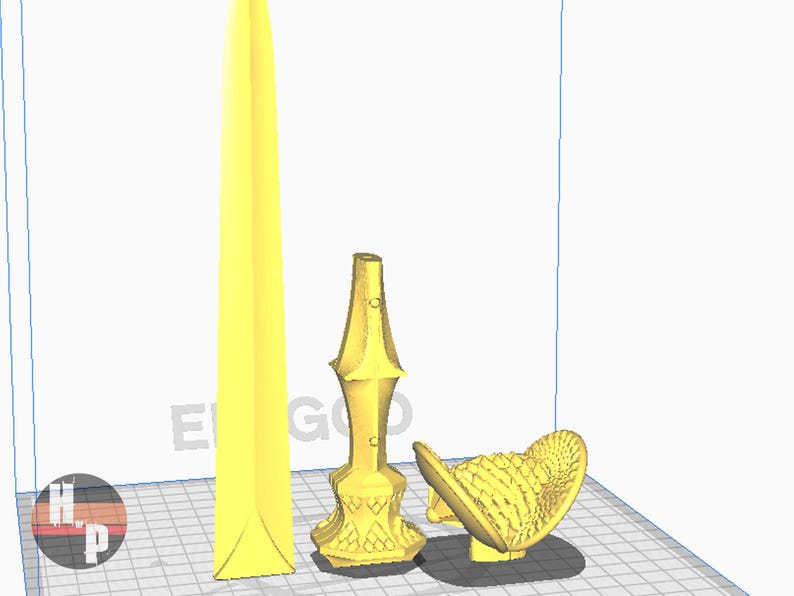 Daemon Targaryen Dagger 3D Print Files | House of the Dragon .stl Kit ...