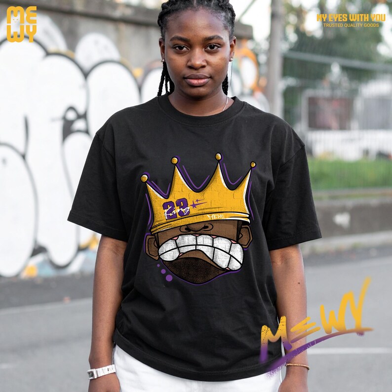 Basketball King Graffiti Shirt, Matching Sneaker Shirt, Hip Hop Graphic ...