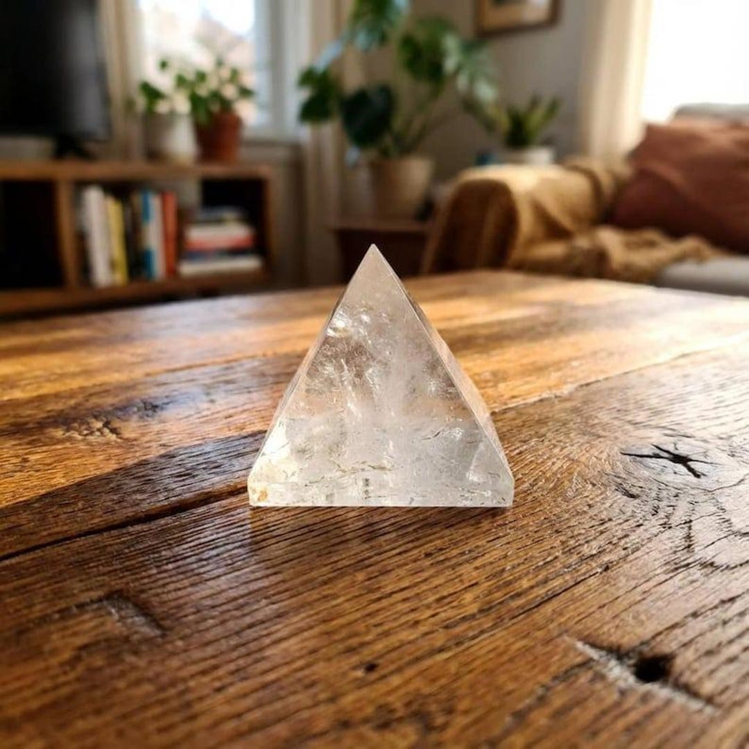 High Quality Clear Crystal Pyramid | Certified Polished Energy ...