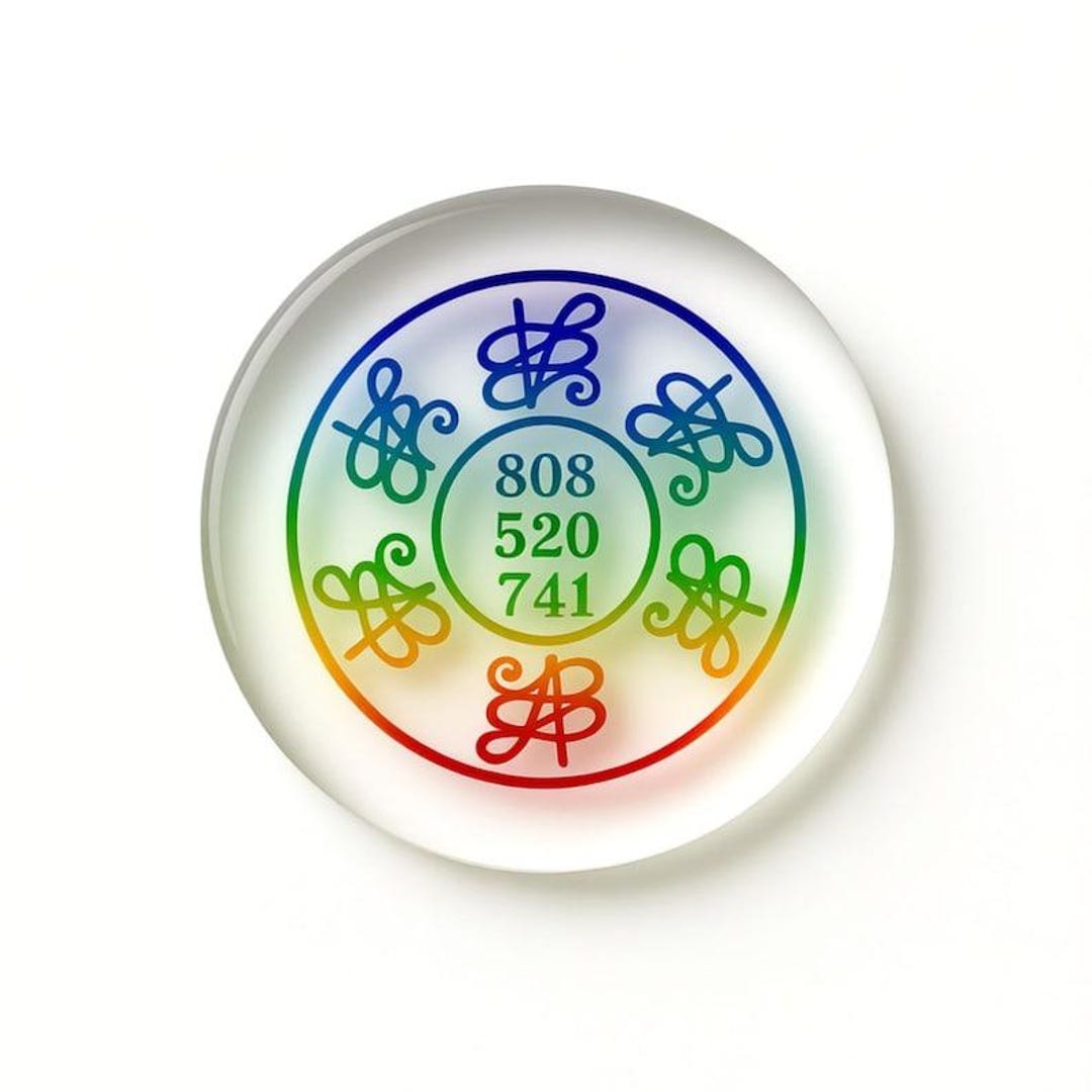 Rainbow Sacred Geometry Crystal Plate – Premium Optically Clear Crystal ...
