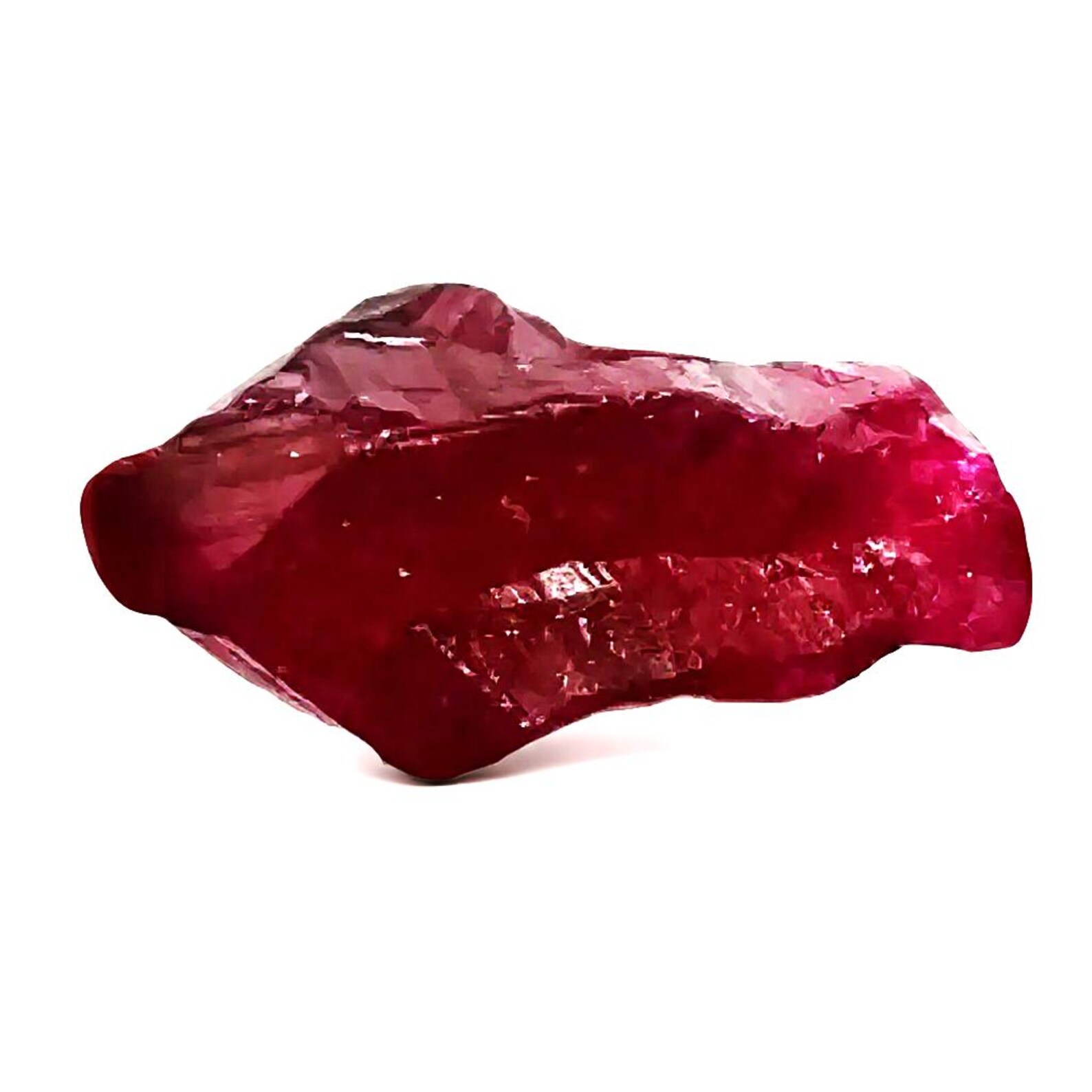 150–160 Ct African Ruby Rough Stone Natural Red Corundum Crystal Chunk ...