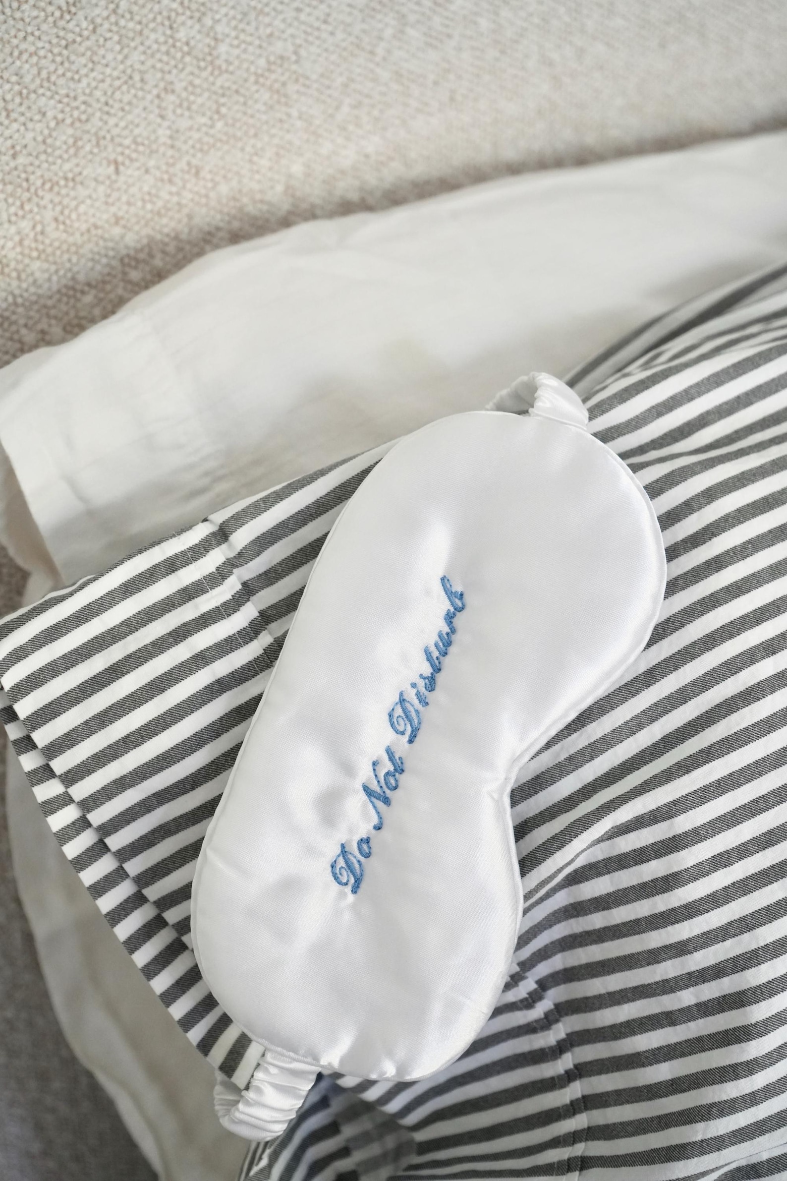 Personalized Satin Sleep Mask – Custom Text Eye Mask, Bridesmaid Gift ...