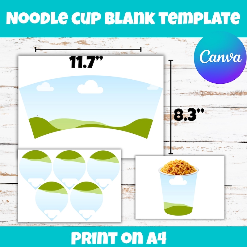 Ramen Canva Template - Etsy