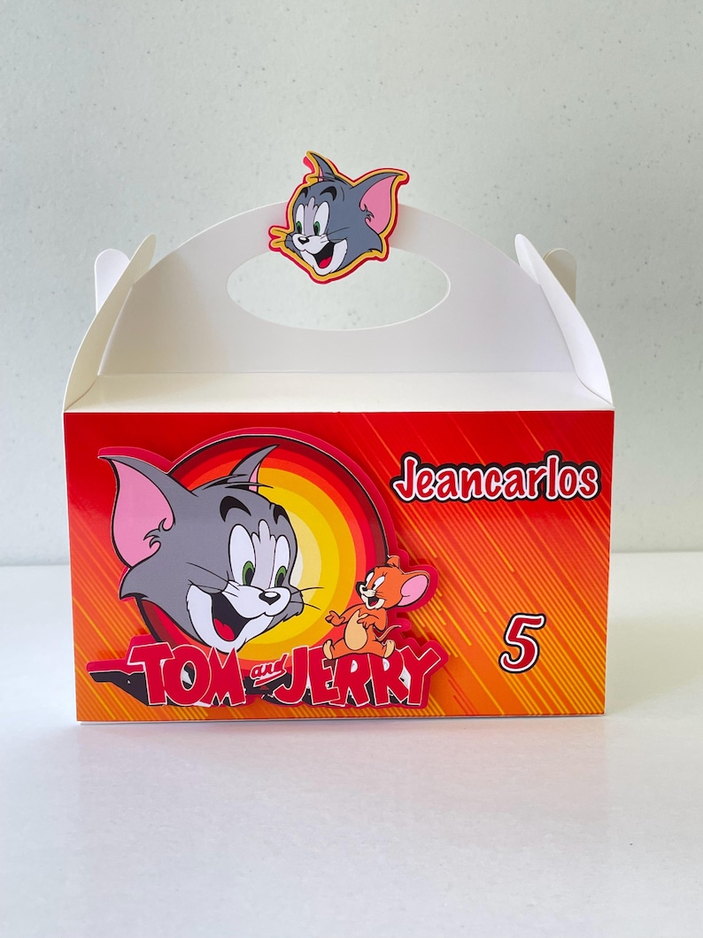 Tom & Jerry Candy Box Personalized for Party. ( 1 Pack of 12 Boxes). - Etsy