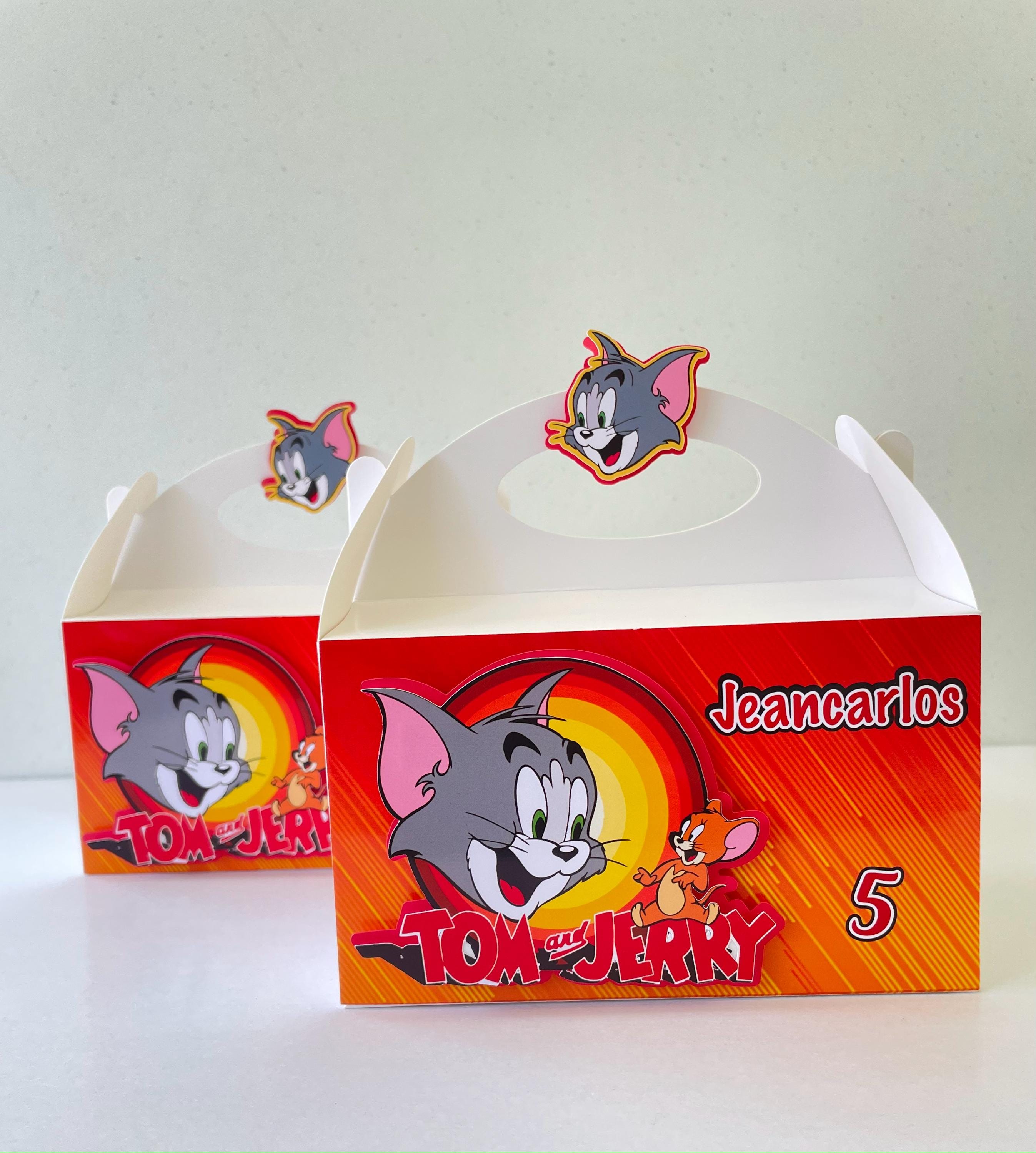 Tom & Jerry Candy Box Personalized for Party. ( 1 Pack of 12 Boxes). - Etsy