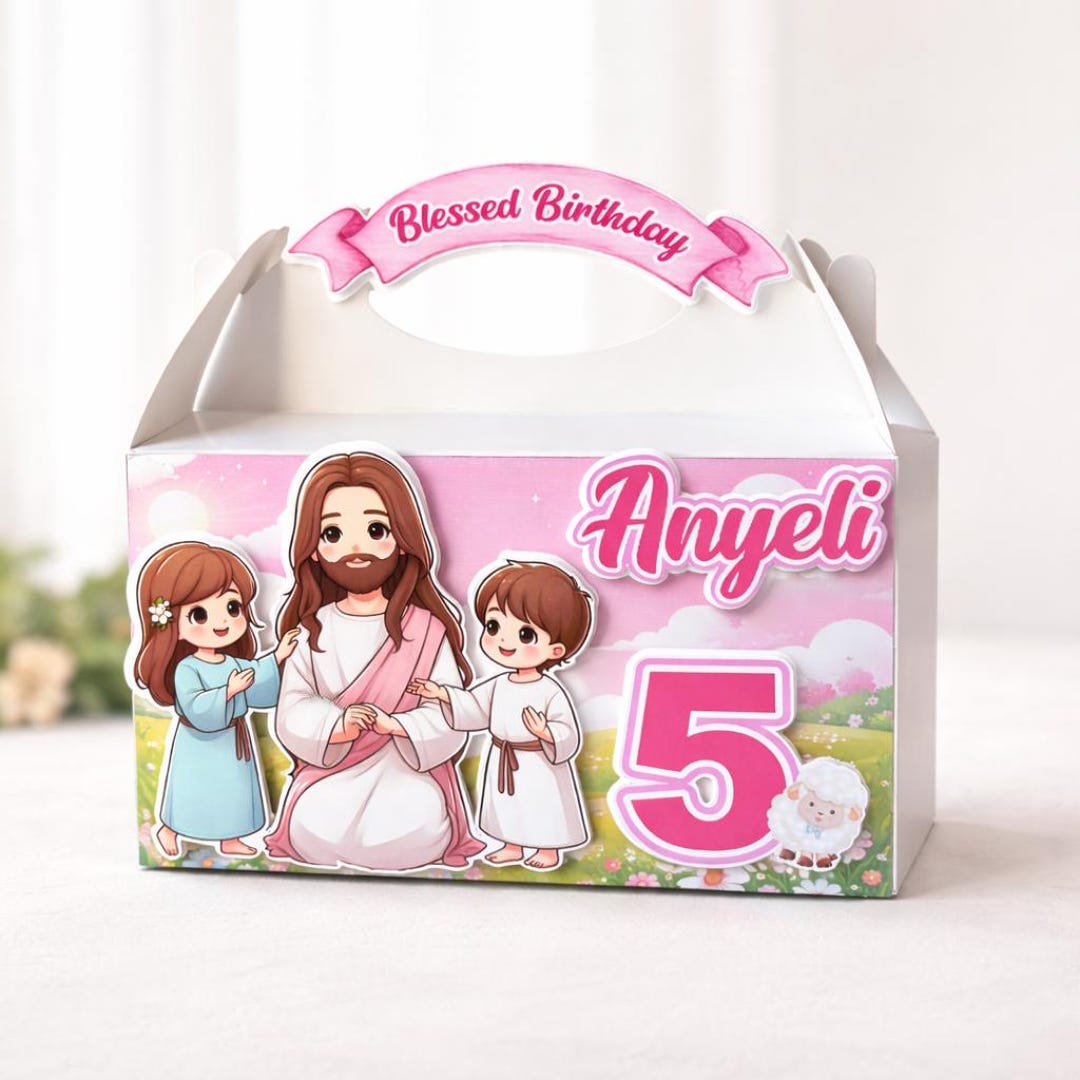 Jesus Christ Candy Box Personalized for Party. ( 1 Pack of 12 Boxes ...