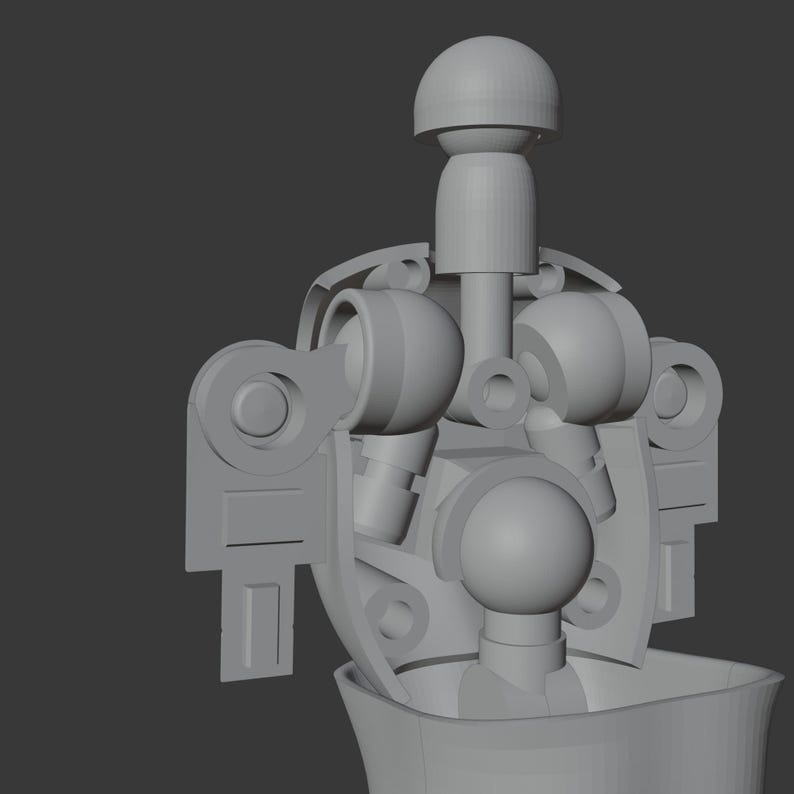 BJD Mechanical Kit - Digital STL - Ball Joint Doll Base for 3D Printing ...