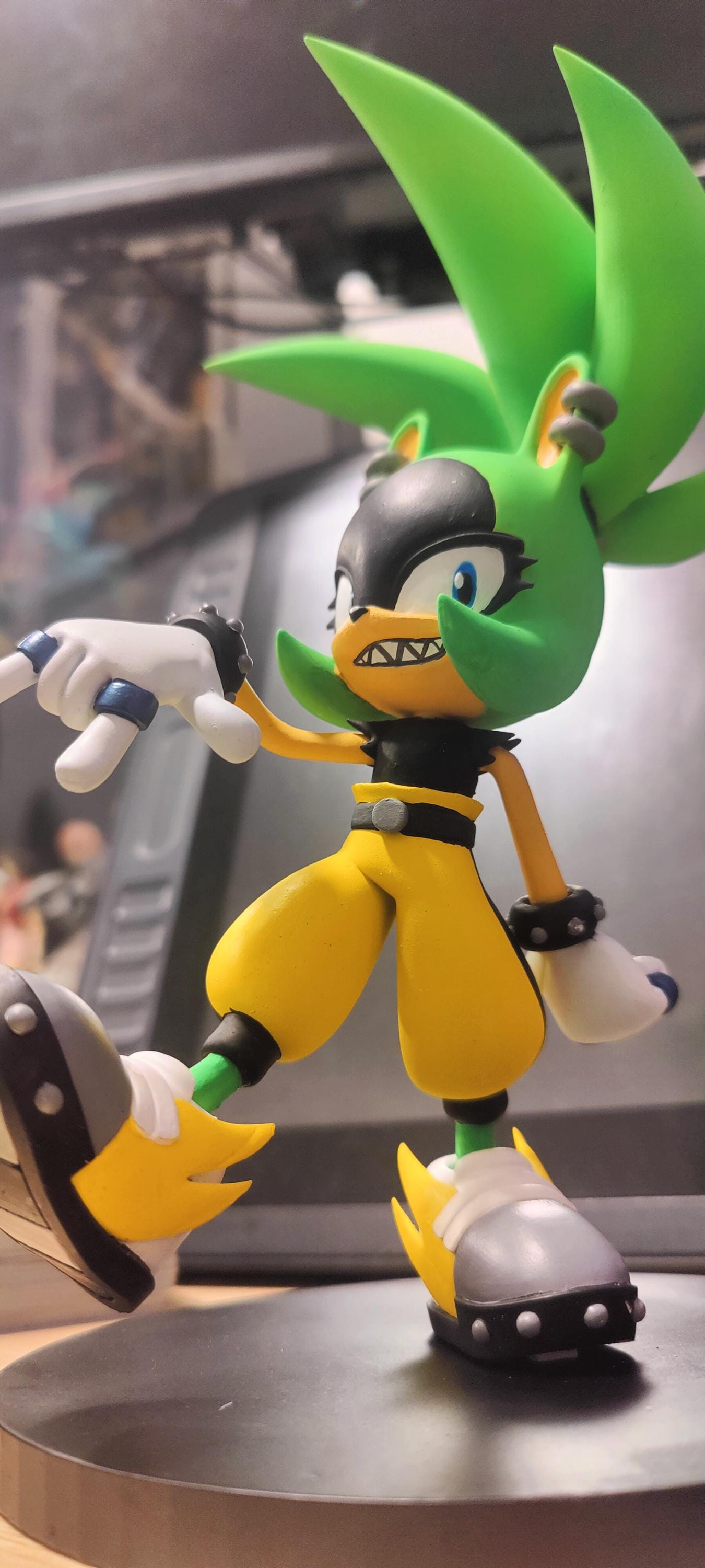Surge the Tenrec STL, Sonic the Hedgehog IDW Sculpture for 3D Printer ...