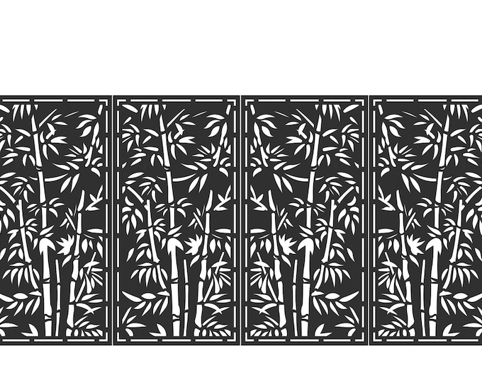 DXF Patterns File | Privacy Screen | Vinyl Decor | Panel Templates ...
