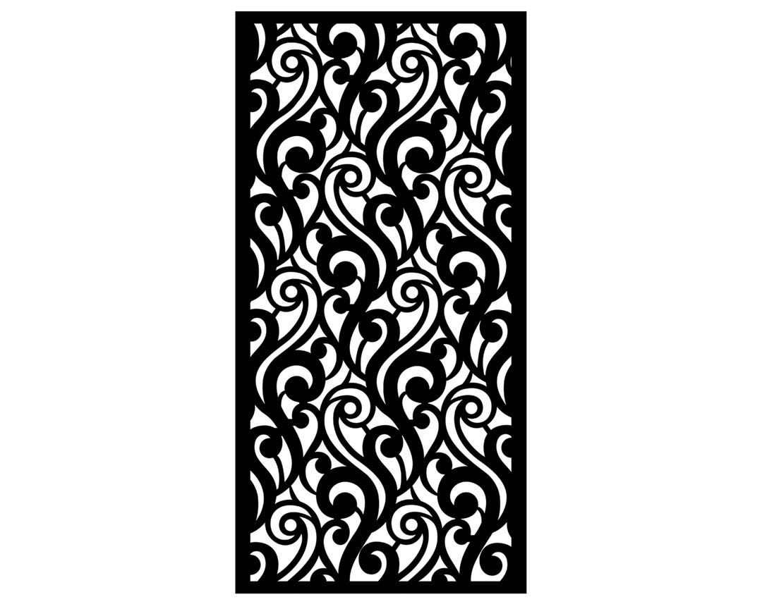Ornamental Scroll,decorative Pattern DXF File, Laser Cut Panel Design ...