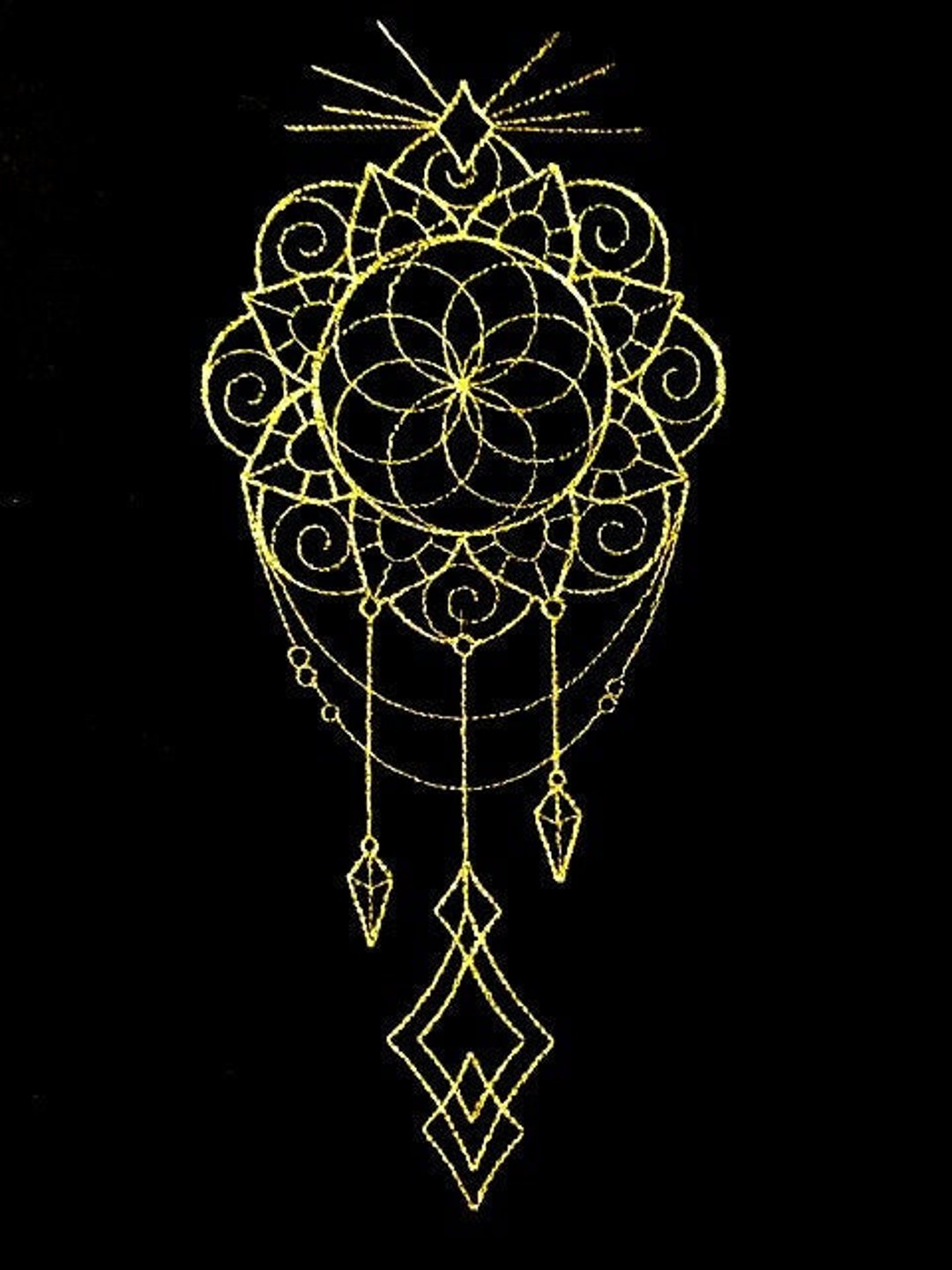 Sun Mandala Tarot/altar Cloth - Etsy