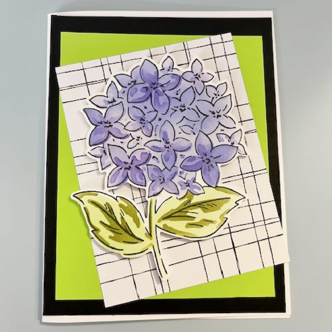 Hydrangea Dissent Card - Etsy