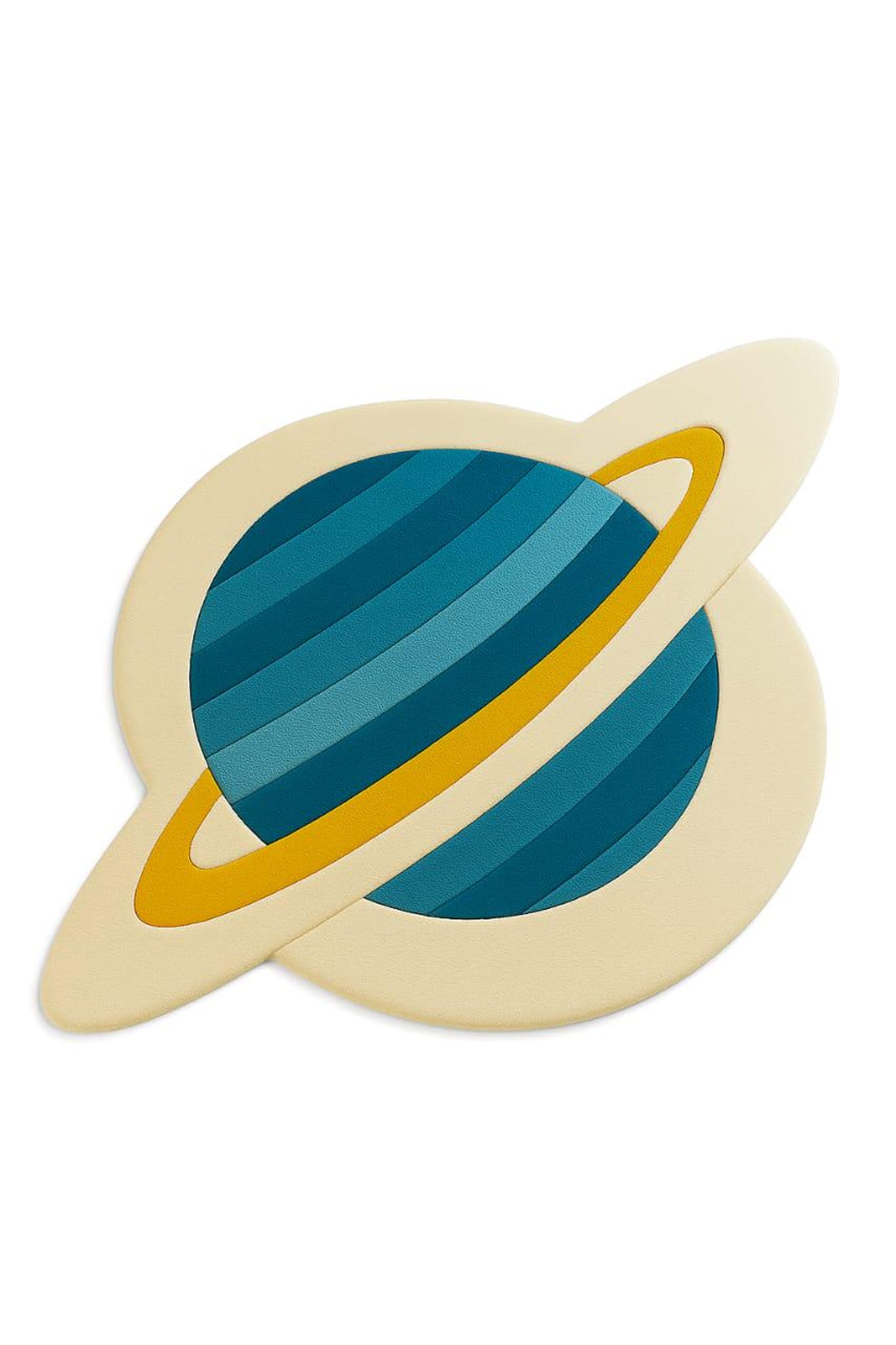 Planet Shaped Hand-tufted Rug – Space Theme Kids Room Rug | Custom ...