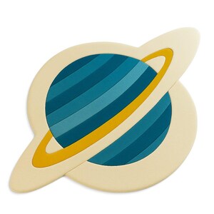 Planet Shaped Hand-tufted Rug – Space Theme Kids Room Rug | Custom ...