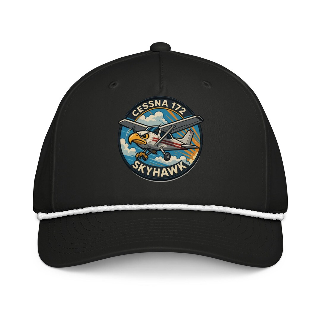 Cessna 172 Skyhawk Rope Hat | Classic Richardson Cap | Pilot Gift ...