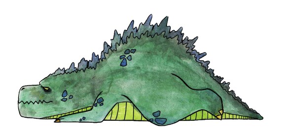 Fatzilla Sticker | Etsy