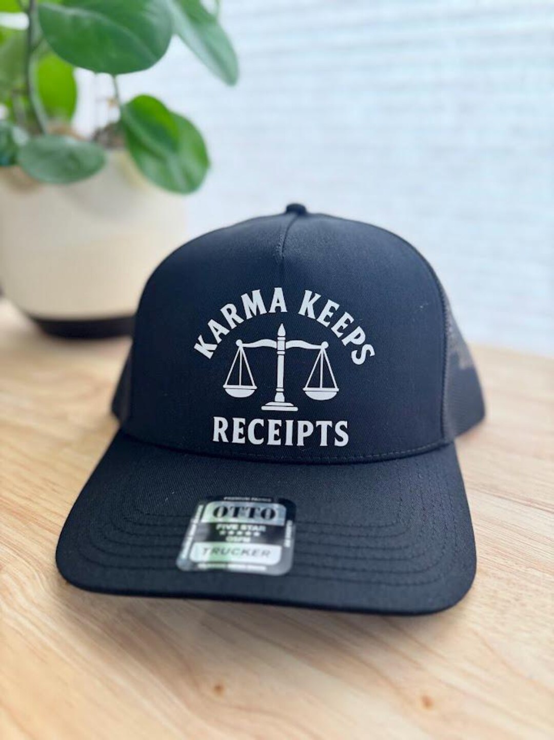 Karma Keeps Receipts Hat - Etsy