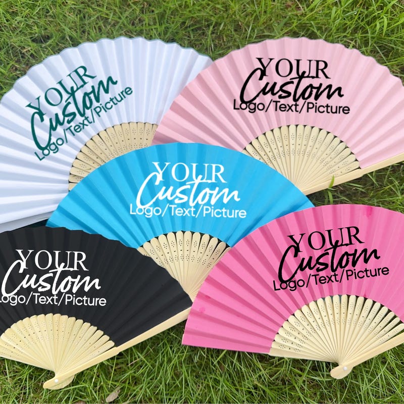 Japanese Hand Fan Custom - Etsy