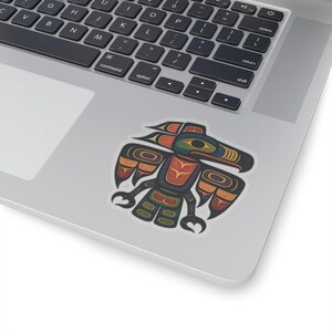 Haida Tlingit Sticker, Native Thunderbird Totem, Raven, Culturally ...