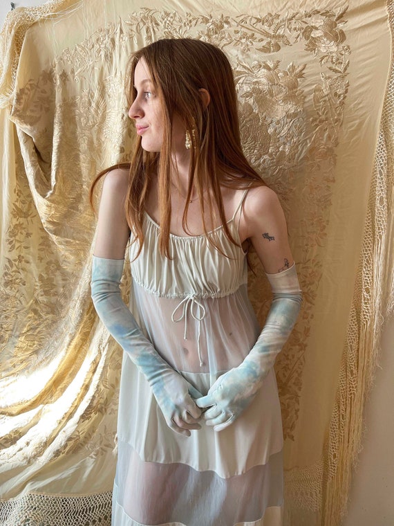 1960s Sheer Panel Nightgown Gem