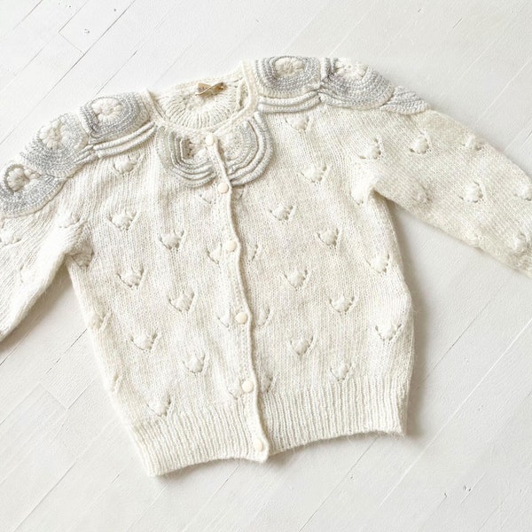 White Cardigan - Etsy