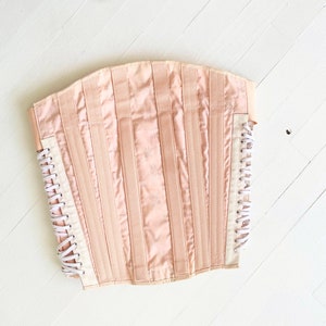 Pink Jacquard Lace-up Girdle Back Brace - Etsy