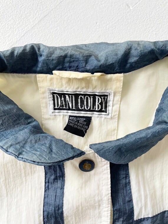 1980s White Mondrian Color-block Jacket - Gem