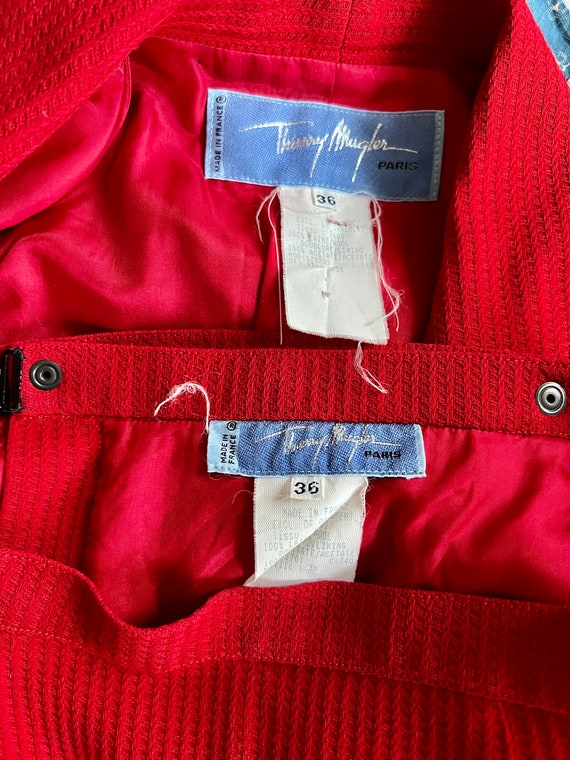 Thierry Mugler Red Shooting Star Suit - Gem