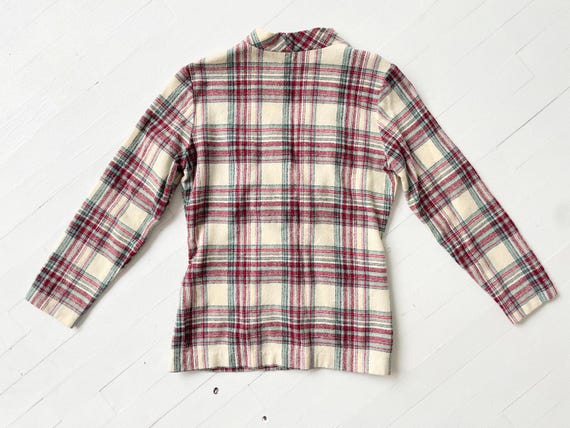 1970s Red Green + Cream Check Suit - Gem