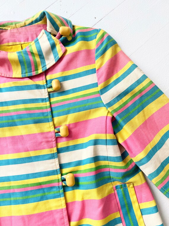 1960s Striped Cotton Jacket - Gem