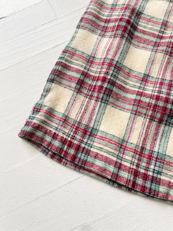 1970s Red Green + Cream Check Suit - Gem
