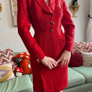 Thierry Mugler Red Shooting Star Suit - Etsy