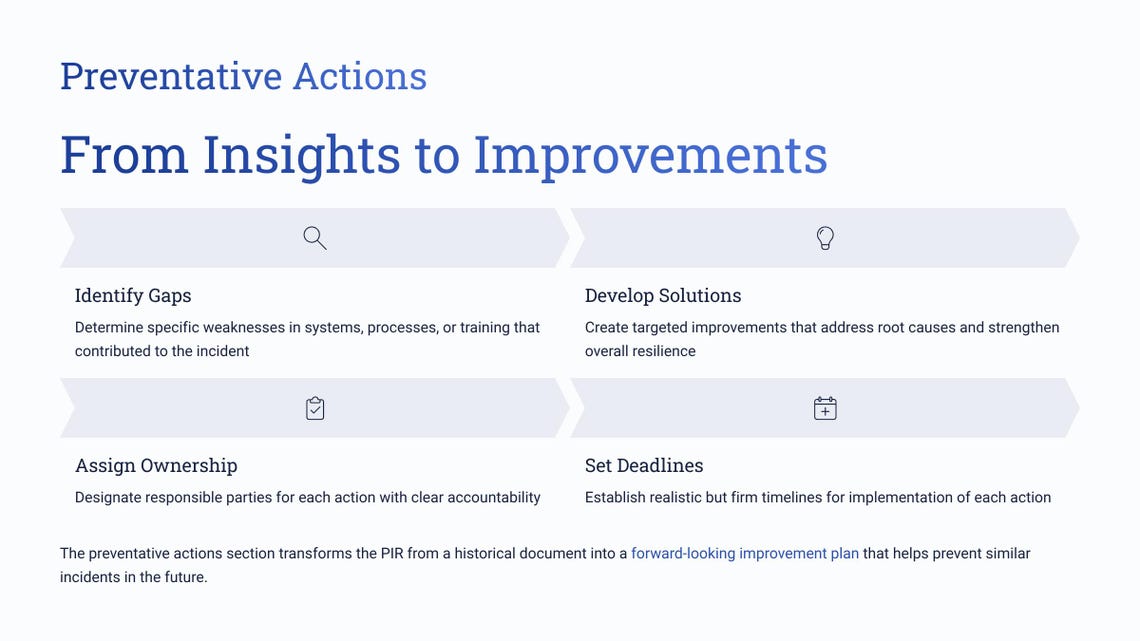 IT Post Incident Review Template | Root Cause Analysis (editable ...