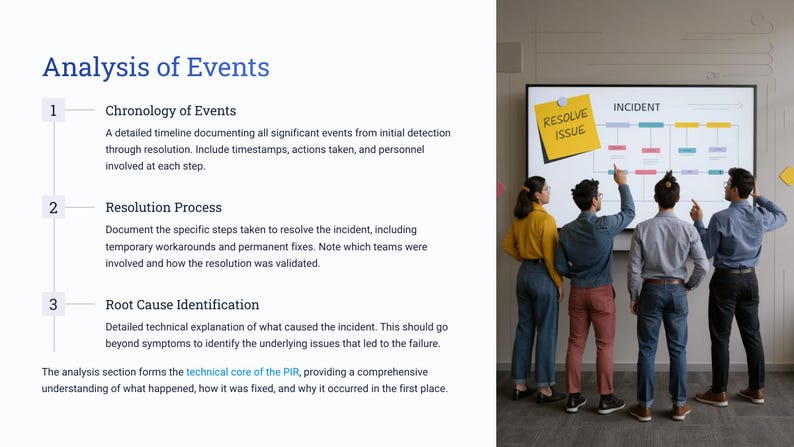 IT Post Incident Review Template | Root Cause Analysis (editable) - Etsy