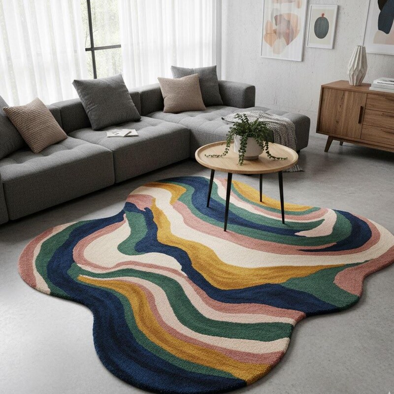 Blob Rug - Etsy