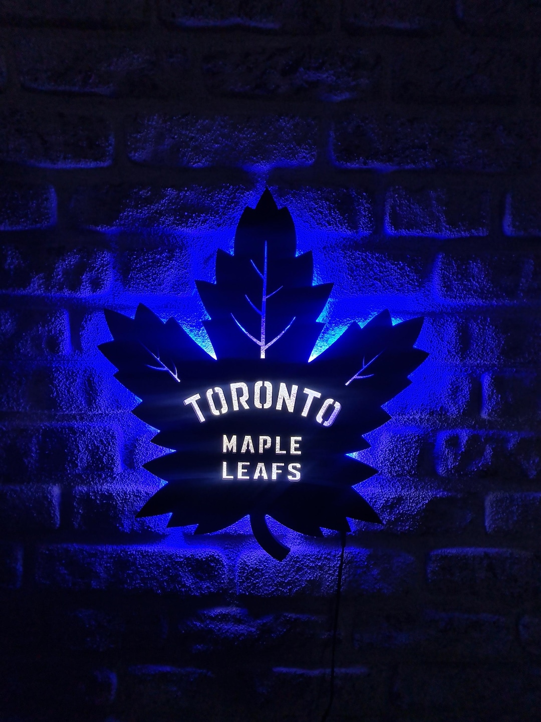 Toronto Maple Leafs Led Lighted Sign, Maple Leafs Ice Hockey Team ...