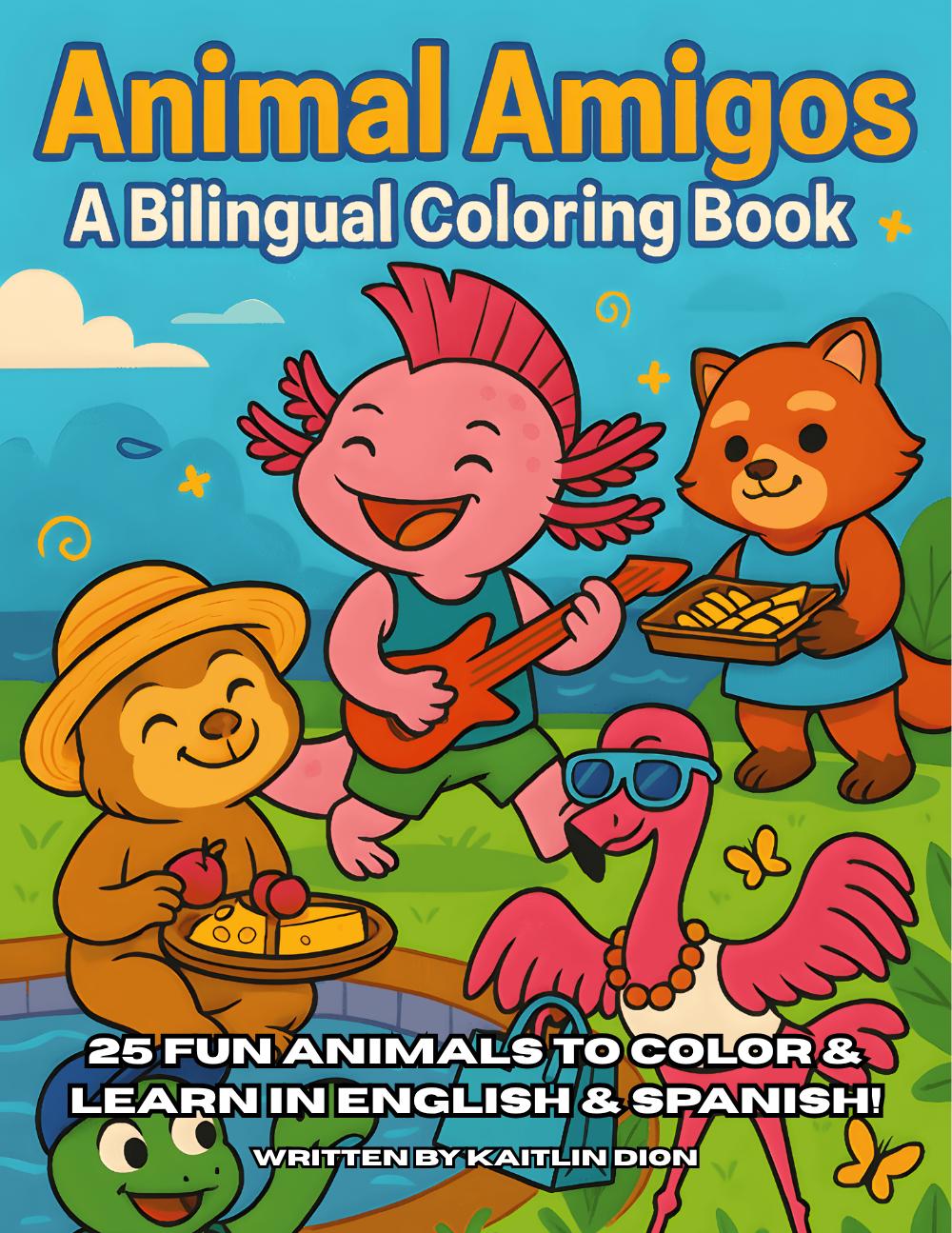 25 Bilingual Coloring Pages! Fun + Educational Screen-less Summer ...