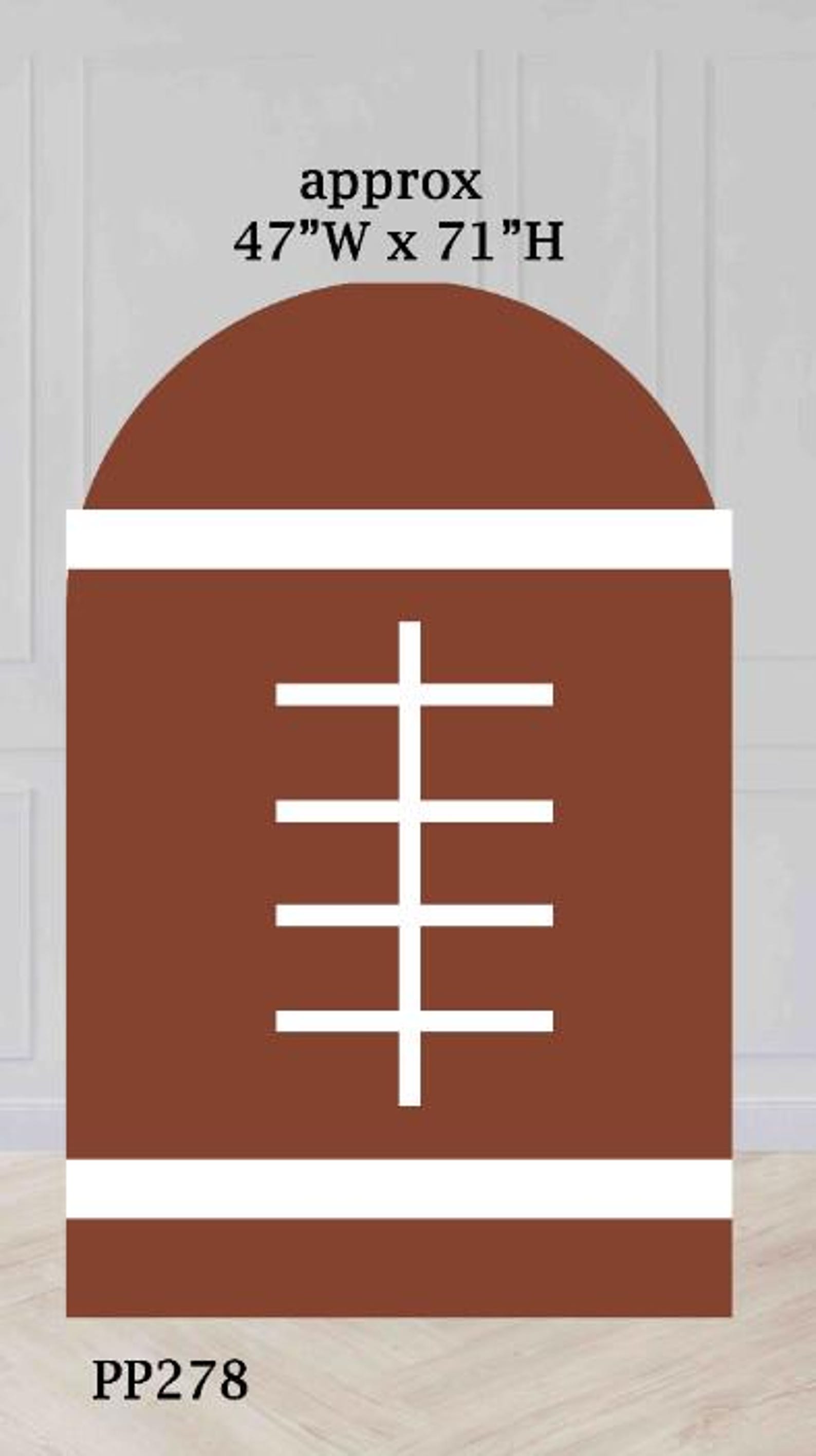 Football Backdrop Set Sports Coroplast Plastic Backdrop Props Cutouts ...