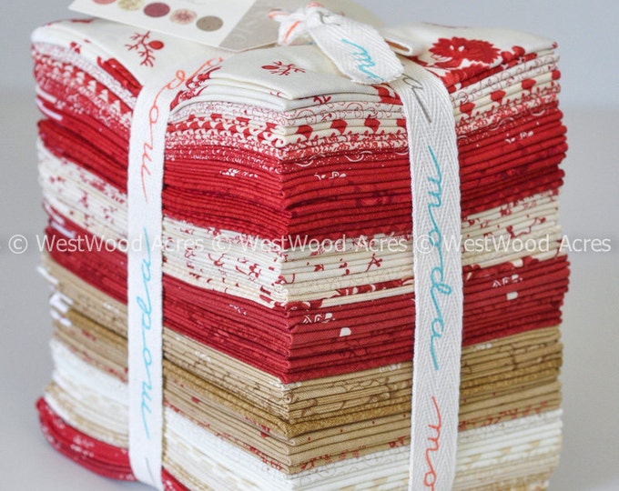 Midwinter Reds Fat Quarter Bundle by Minnick and Simpson for Moda ...