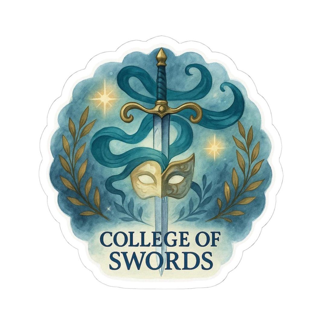College of Swords Bard Sticker: Dnd Combat Bard Vinyl Decal - Etsy