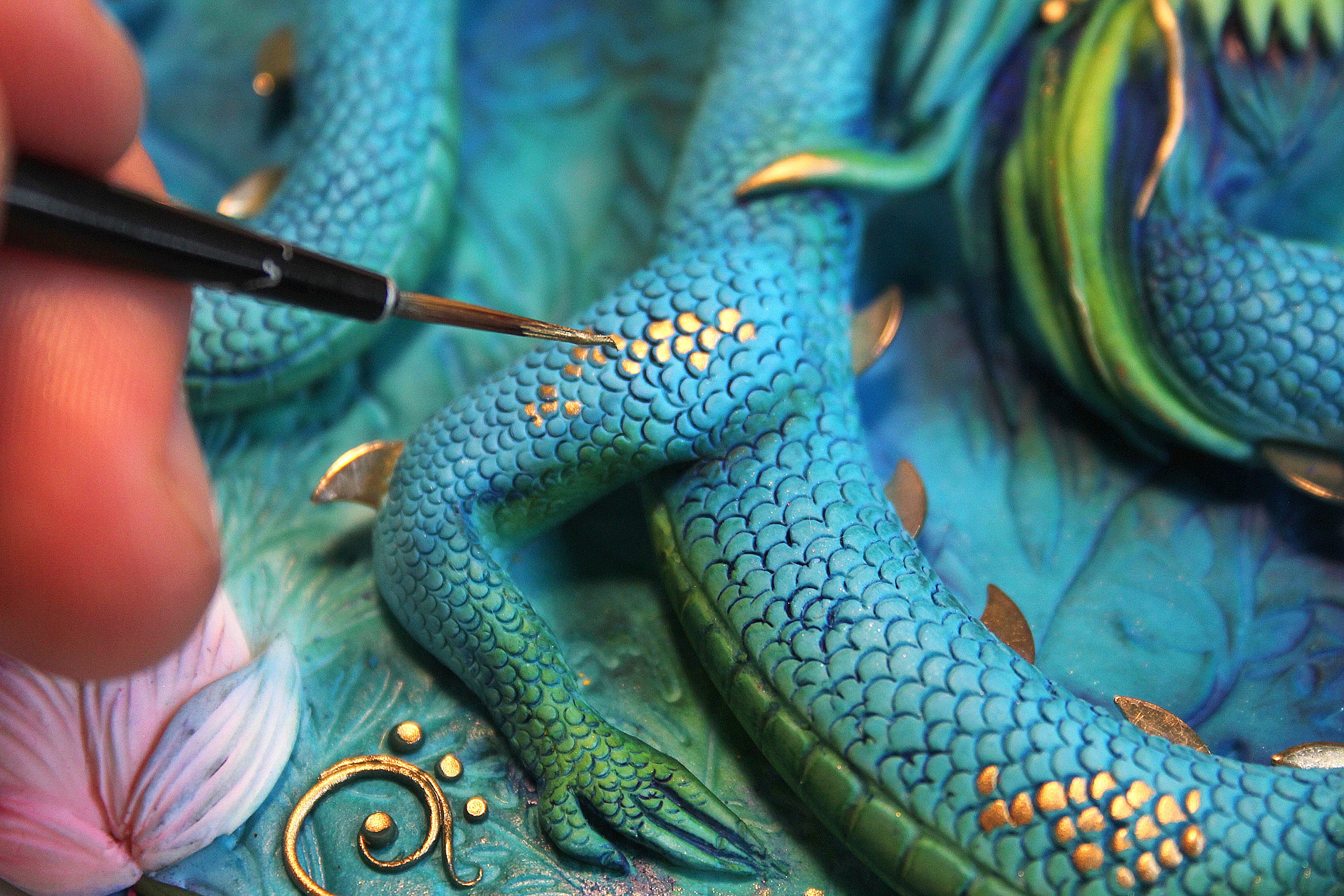 CHINESE DRAGON Polymer Clay PDF Journal Tutorial Digital | Etsy