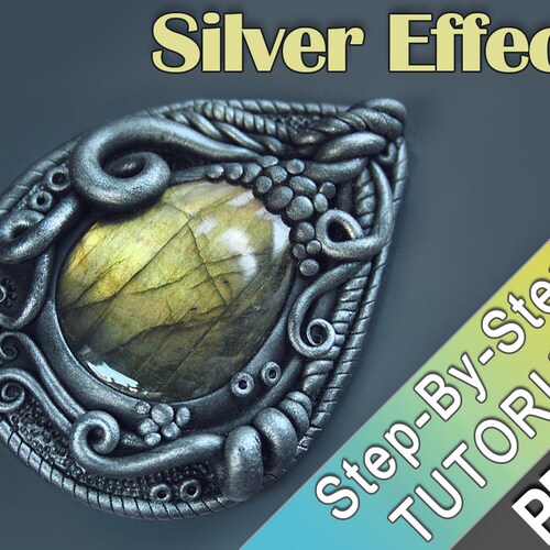 Polymer Clay Tutorial Tibetan Silver Technique clay - Etsy