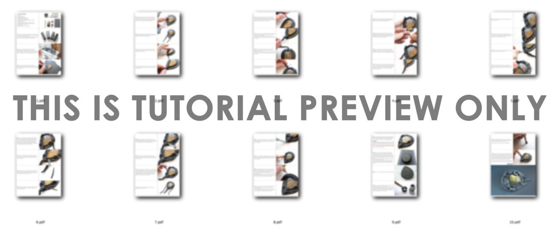 10 TUTORIAL PACK Please See the Tutorial Section for Each - Etsy