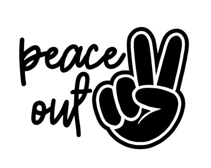 Peace Out Single Digits 10th Birthday Banner Tie Dye Themed Peace ...