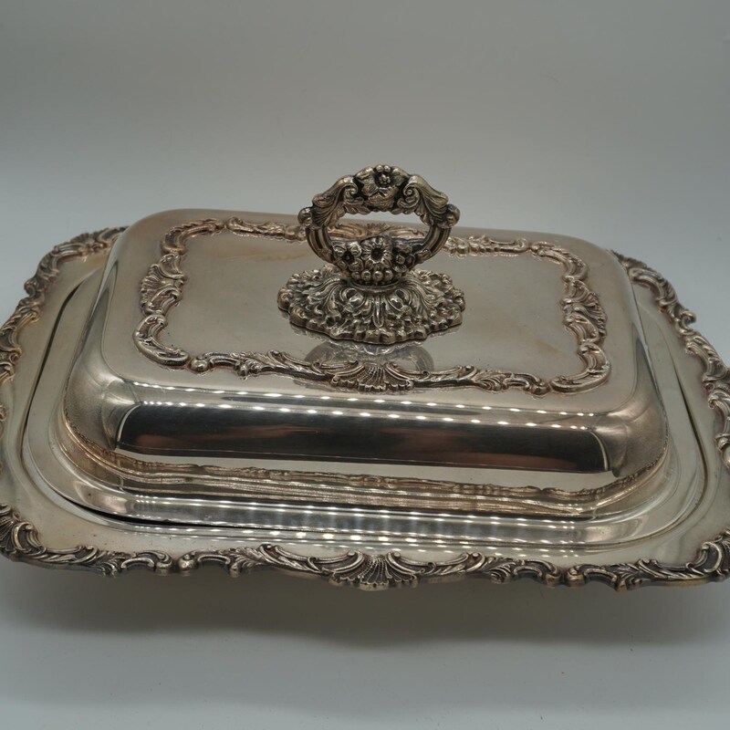 Silver Buffet Server - Etsy