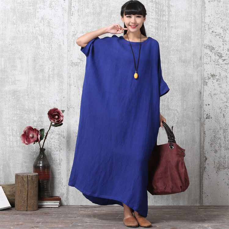 Oversized Loose Fitting Long Maxi Dress Gown Oversized Etsy