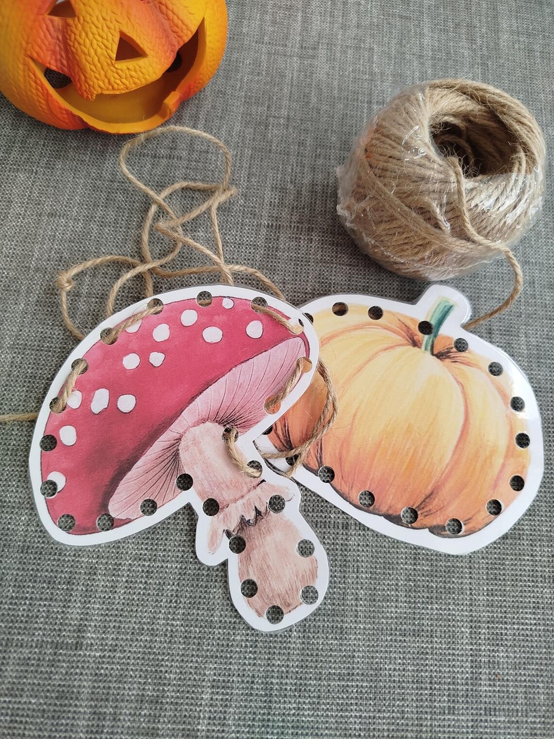 Autumn Lacing Cards for Toddlers & Preschool, Printable Fall Learning ...