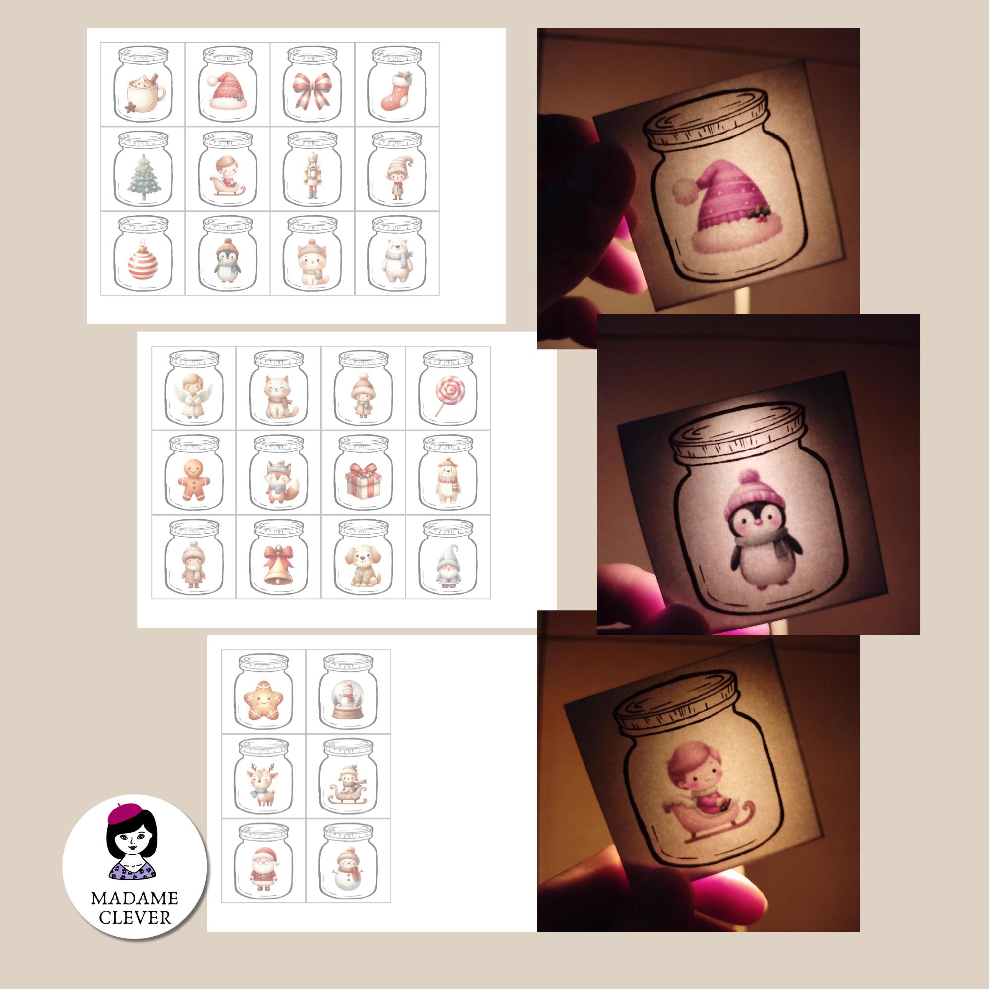 Christmas Printable Flashlight Reveal Game | Winter | Christmas ...